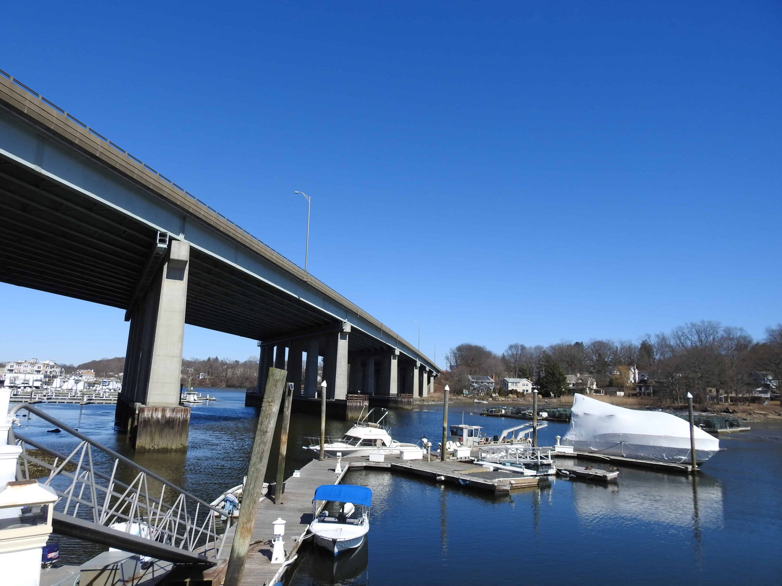 I-95 Mianus River Bridge Collapse in 1983 - Route 1 Views