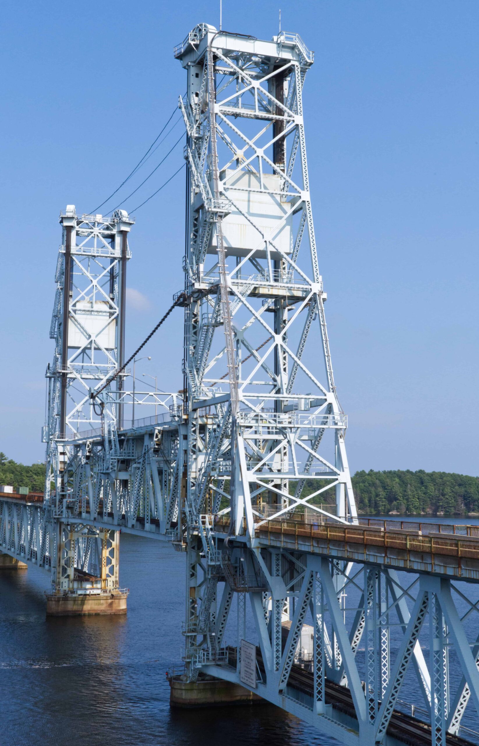 The Carlton Bridge, a Hulking Relic in Bath, Maine - Route 1 Views
