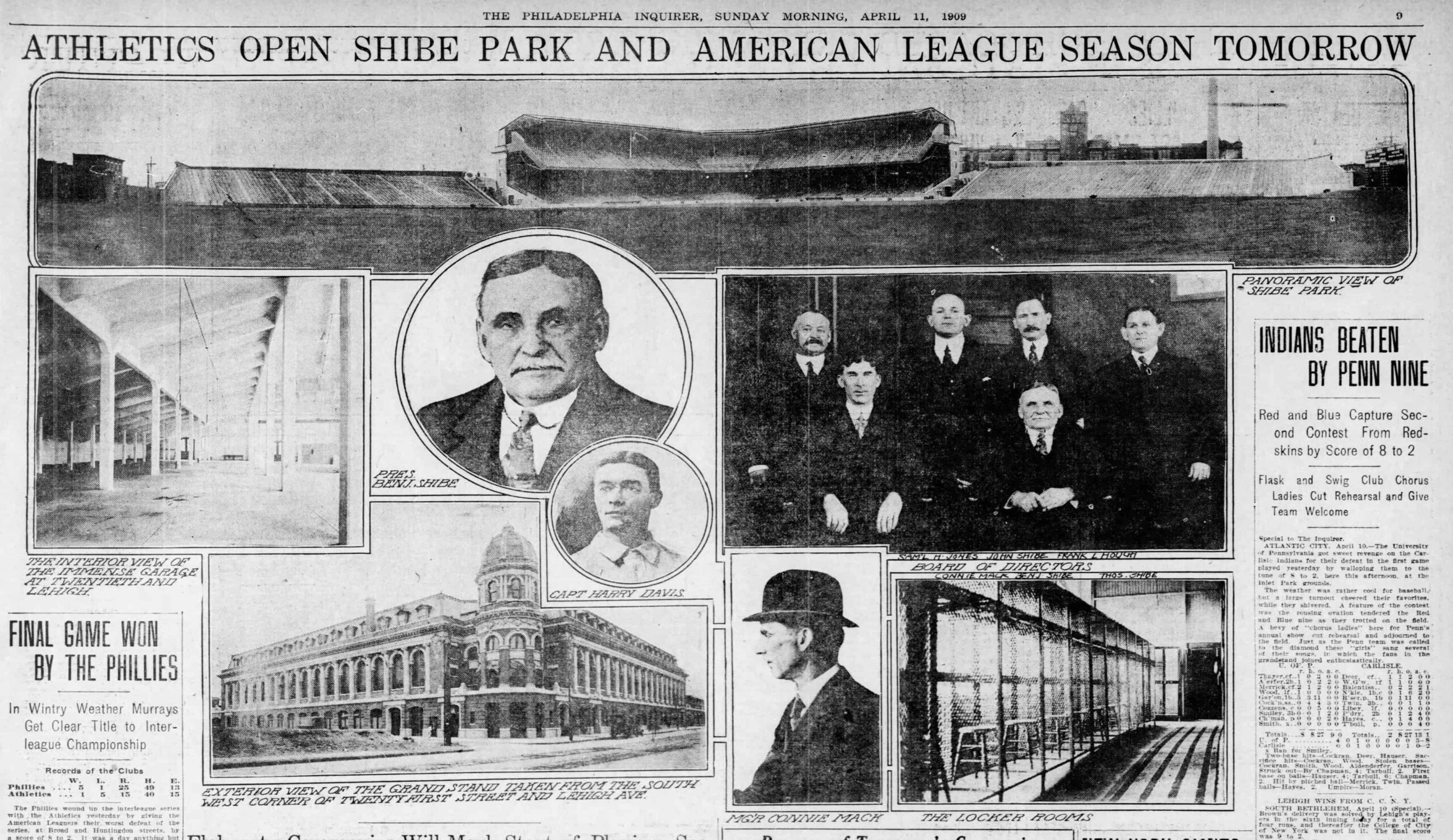 Connie Mack Stadium (Shibe Park) in North Philadelphia - Route 1 Views