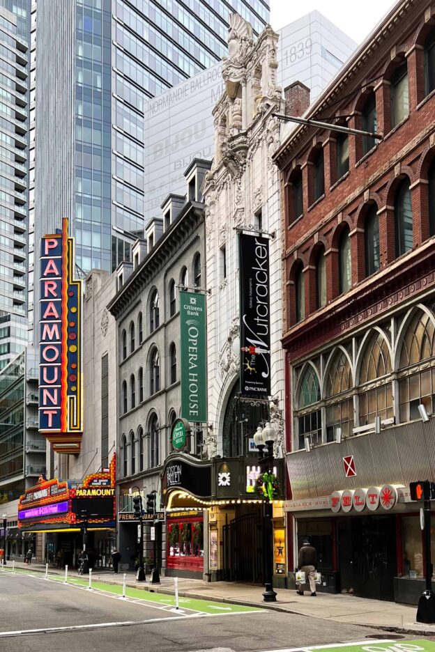 Then and Now - Boston Opera House - Boston, MA - Route 1 Views