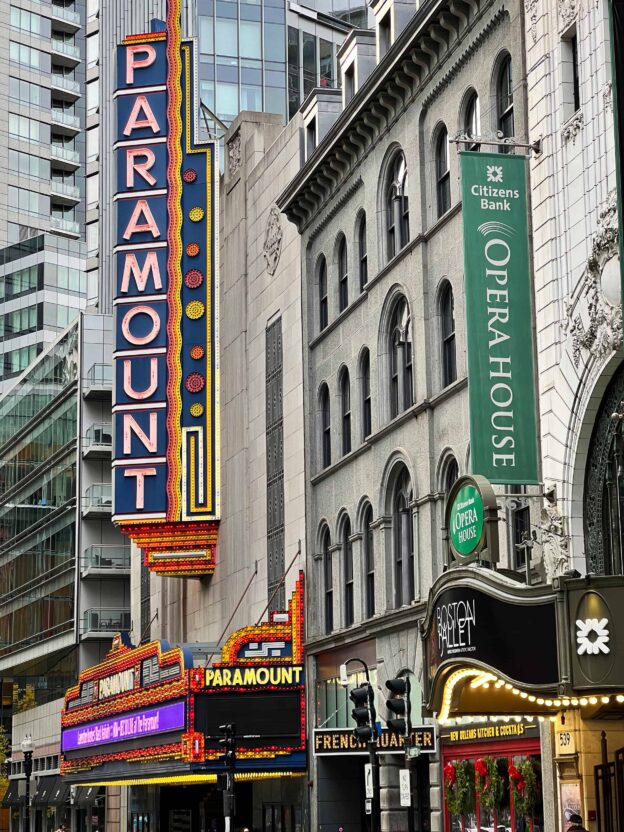 Then and Now - The Paramount Theatre - Boston, MA - Route 1 Views