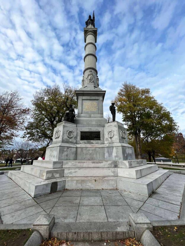 Statues and Memorials of Boston Common - Boston, MA - Route 1 Views