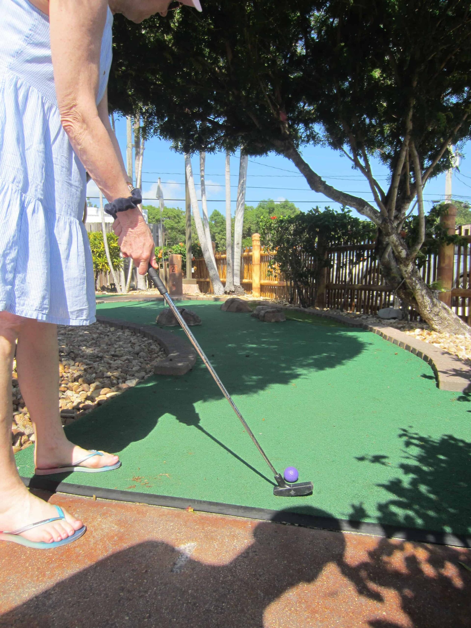 Putzing around Ramrod Key at Boondocks Mini-golf - Route 1 Views