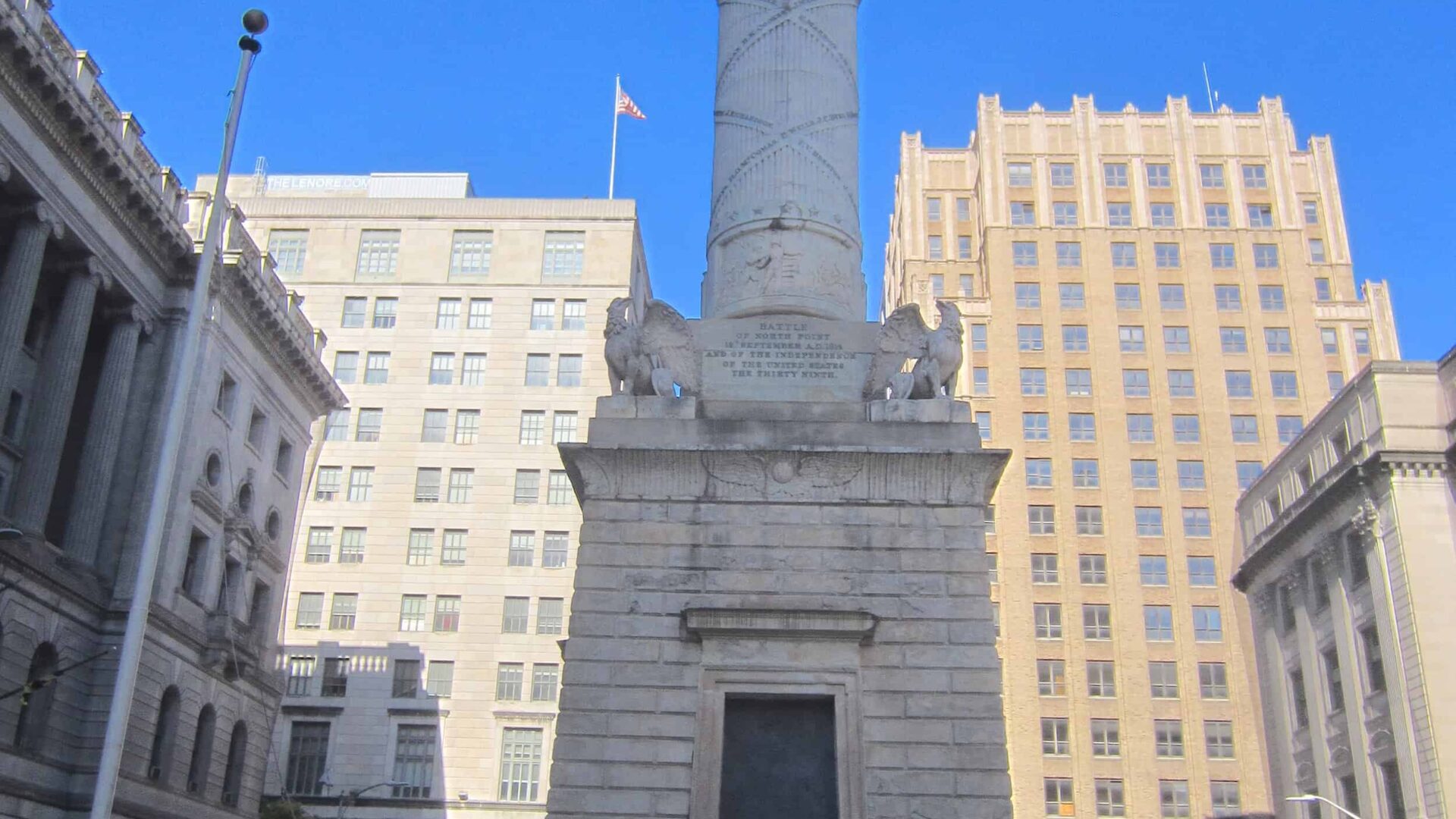 Battle Monument - Baltimore, Maryland - Route 1 Views