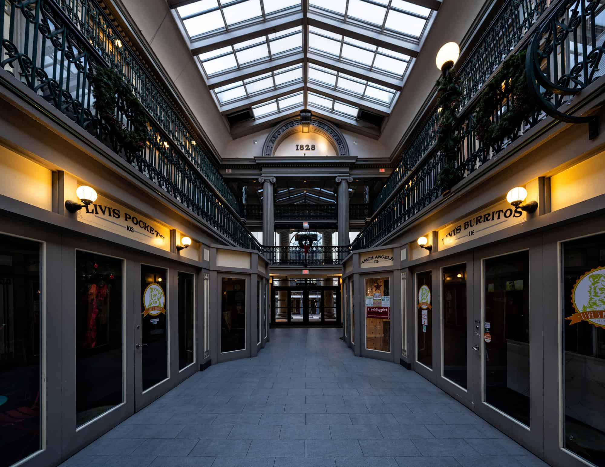 The Historic Providence Arcade: America's First Enclosed Shopping Mall ...